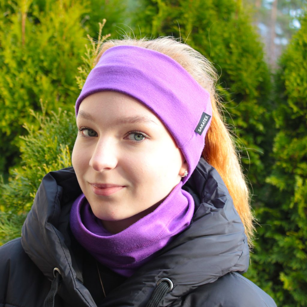 Lila Merinovillainen Panta Saratex